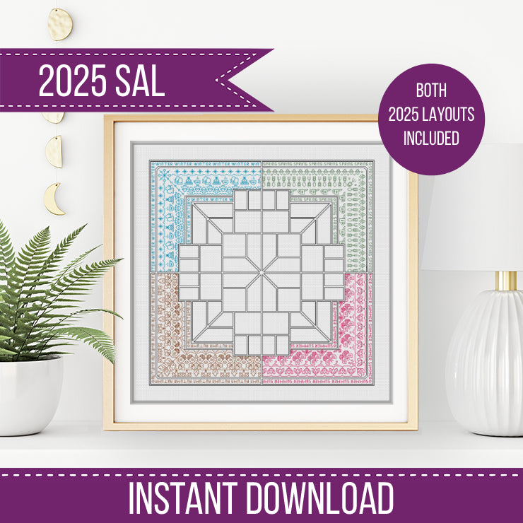 2025 SAL - Four Seasons; 2025 SAL-Border - by Peppermint Purple