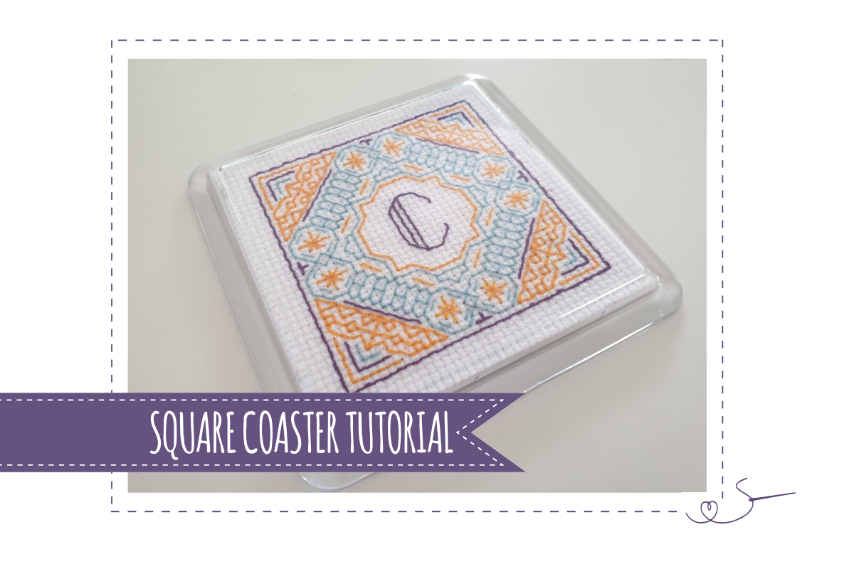 SQUARE COASTER TUTORIAL – Peppermint Purple