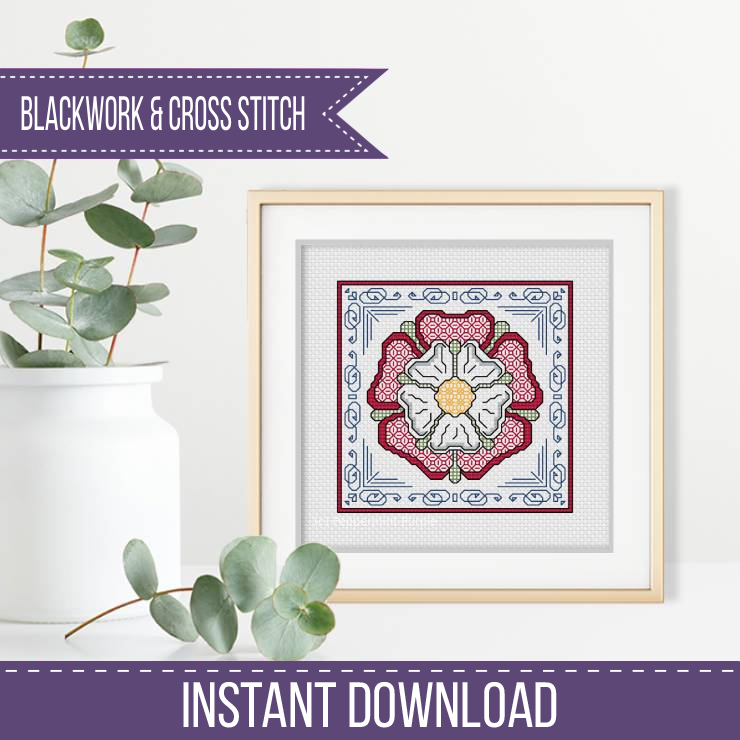 Centre Stage - Tudor Rose – Peppermint Purple
