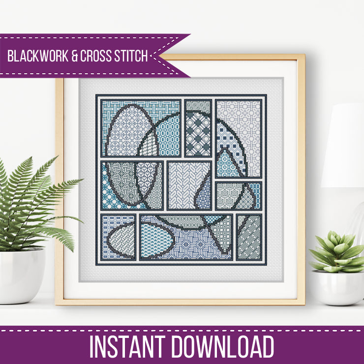 The Cityscape Edit; Blackwork Pattern - by Peppermint Purple