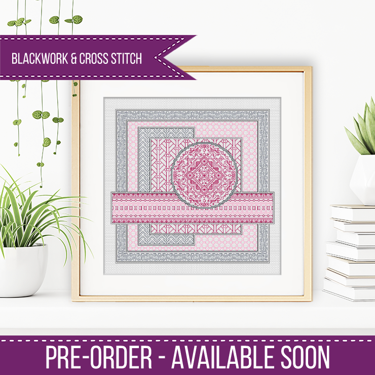 The Pink Edit - PRE-ORDER - Released 20th May 24; Blackwork Pattern - by Peppermint Purple