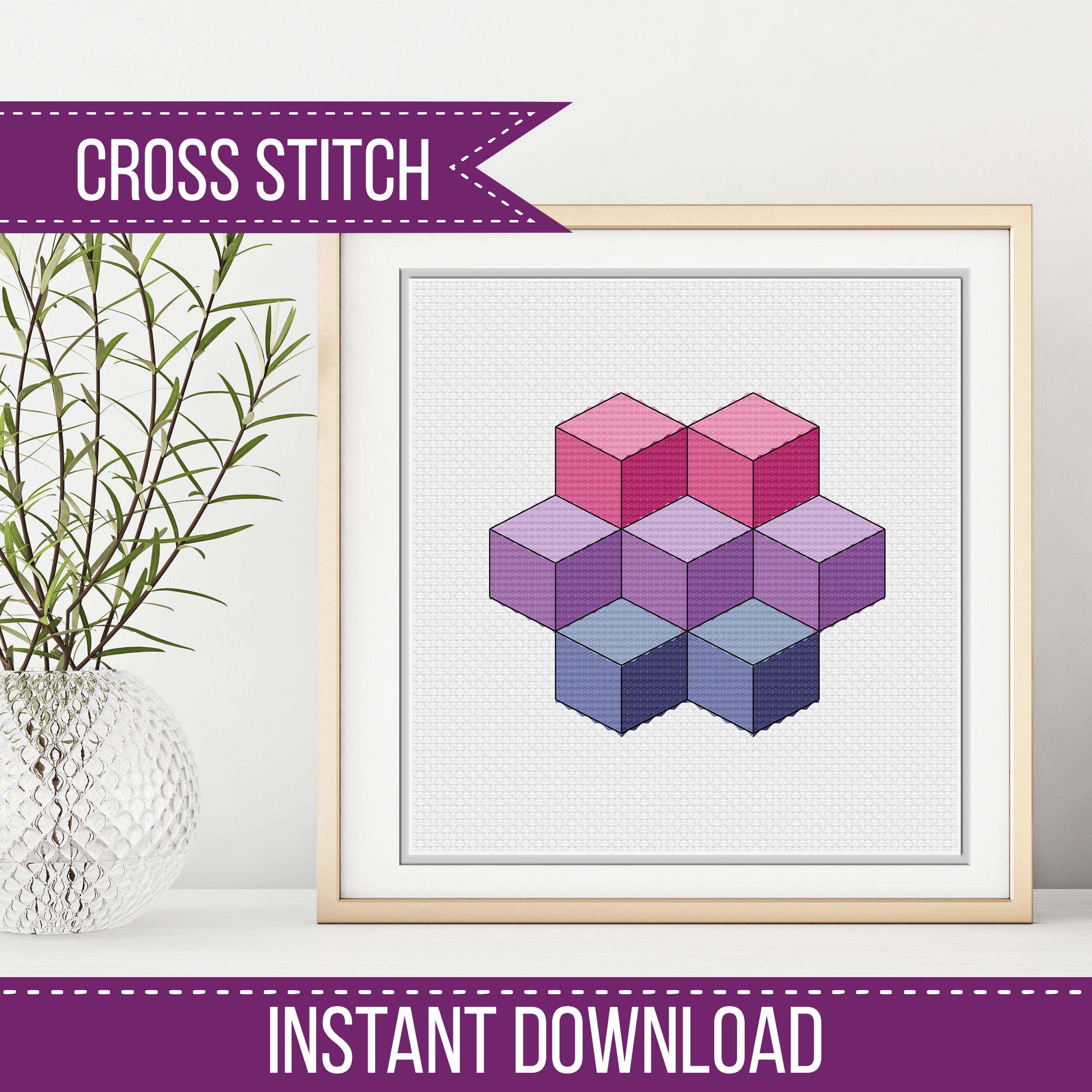 All CROSS STITCH - Peppermint Purple