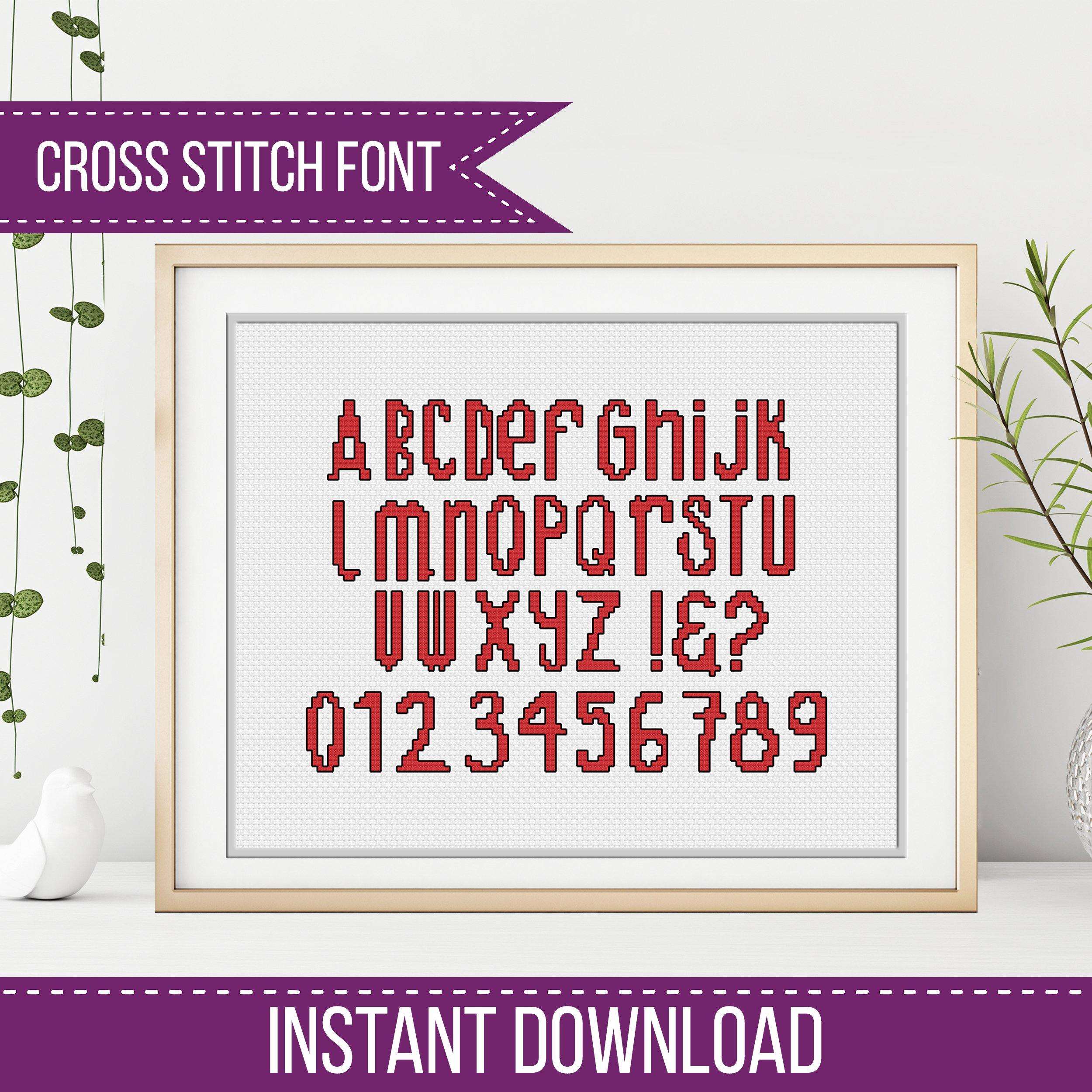 All CROSS STITCH - Peppermint Purple