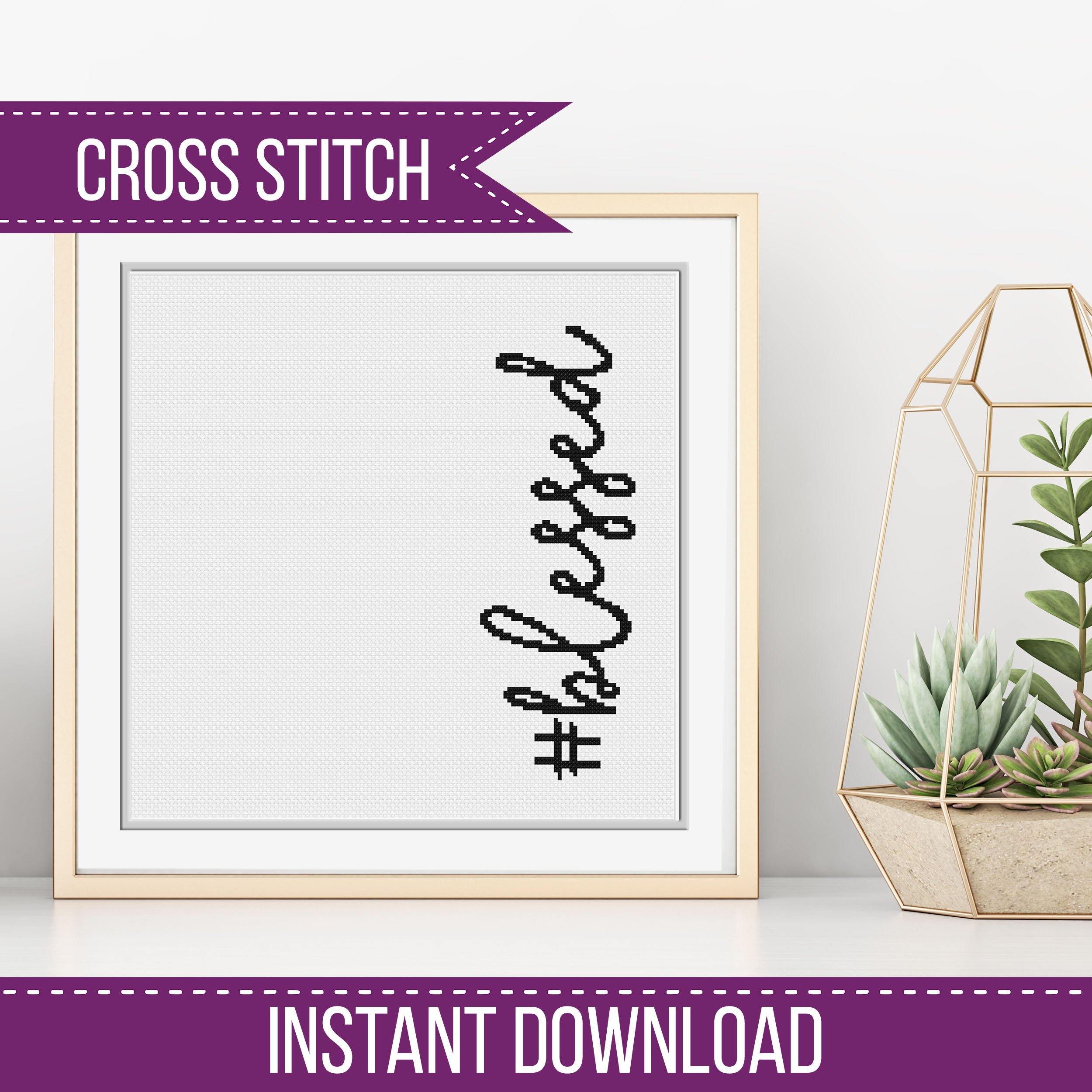 All CROSS STITCH - Peppermint Purple