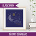 Brightest Star Blackwork; Blackwork Pattern - by Peppermint Purple